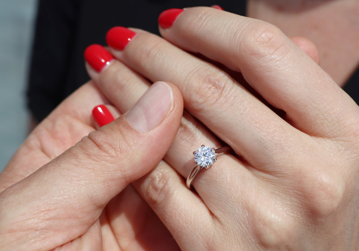 Bagues avec Diamant | Haute Qualité | Montréal | Flamme en Rose