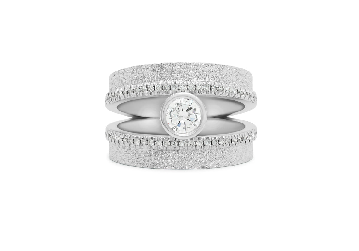 Bagues avec Diamant | Haute Qualité | Montréal | Flamme en Rose