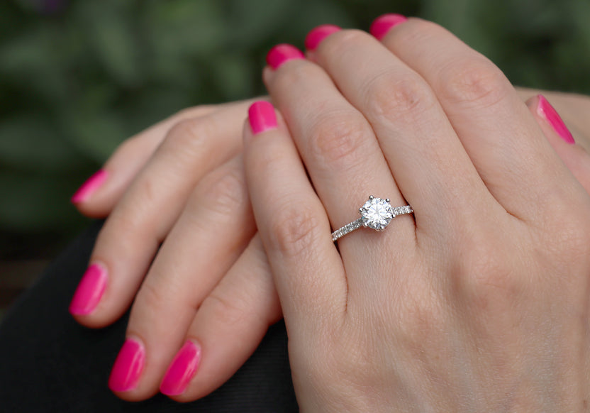 Bagues avec Diamant | Haute Qualité | Montréal | Flamme en Rose